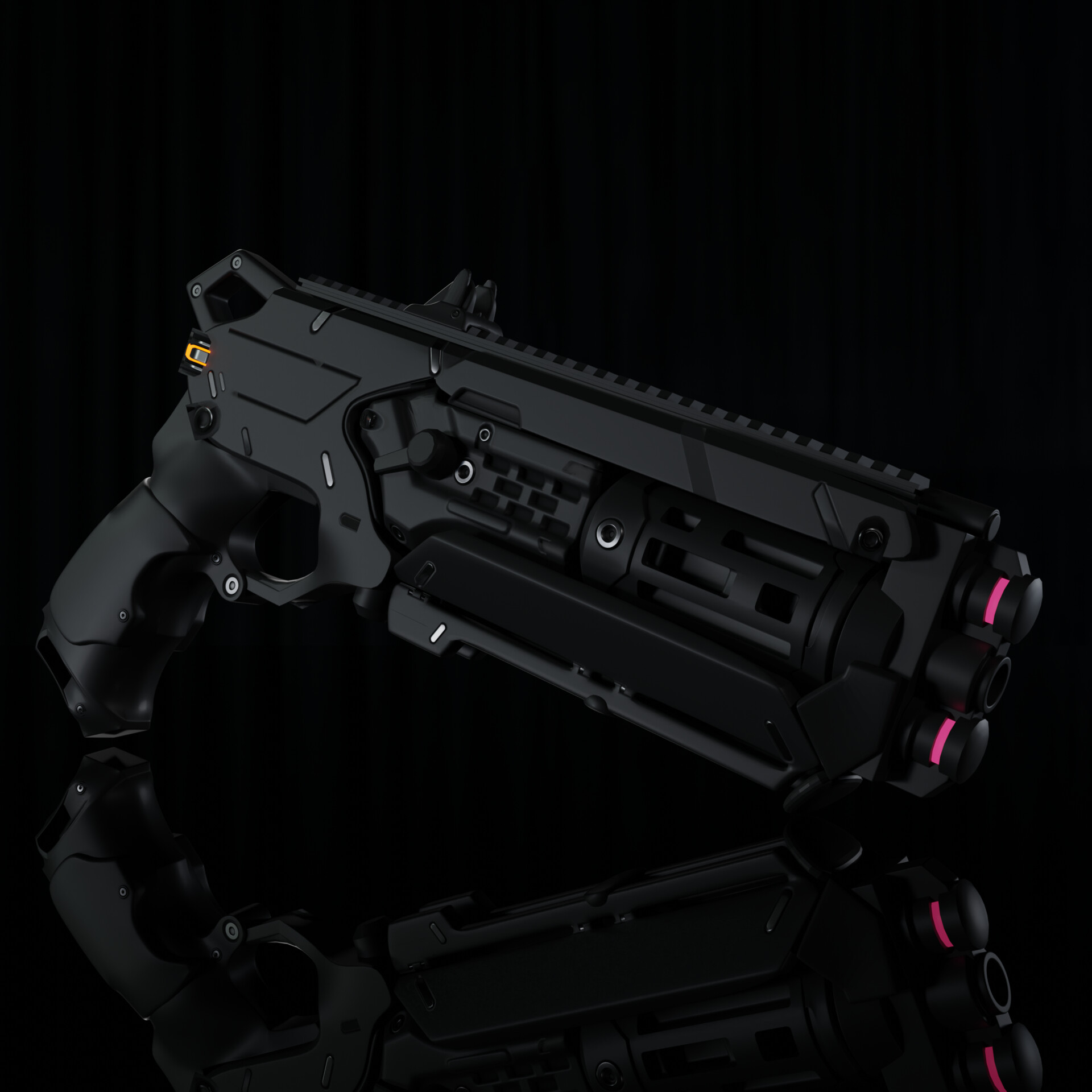 ArtStation - sci-fi modular gun (WIP)