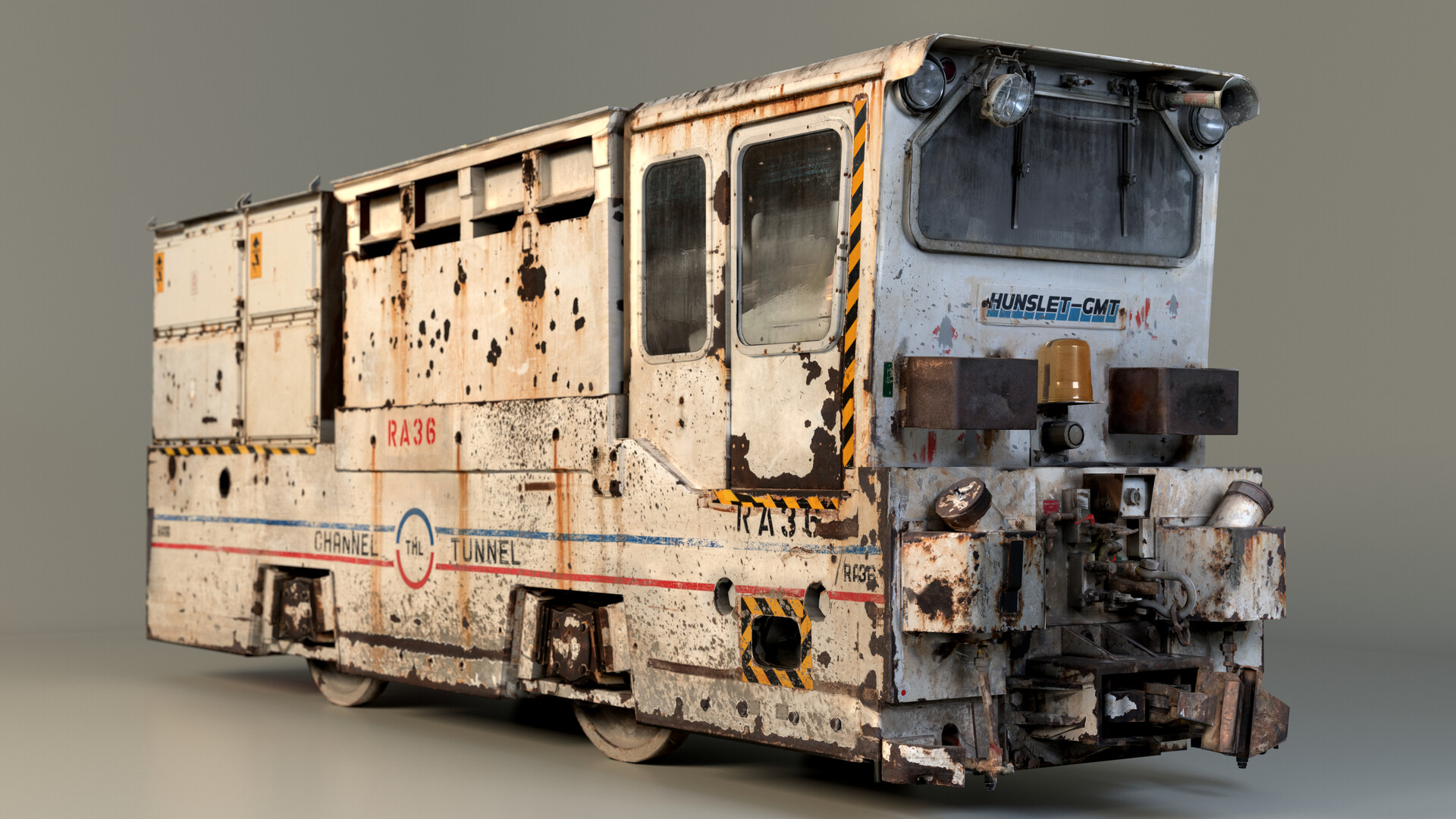 ArtStation - Hunslet Electric Locomotive MkII - Channel Tunnel ...