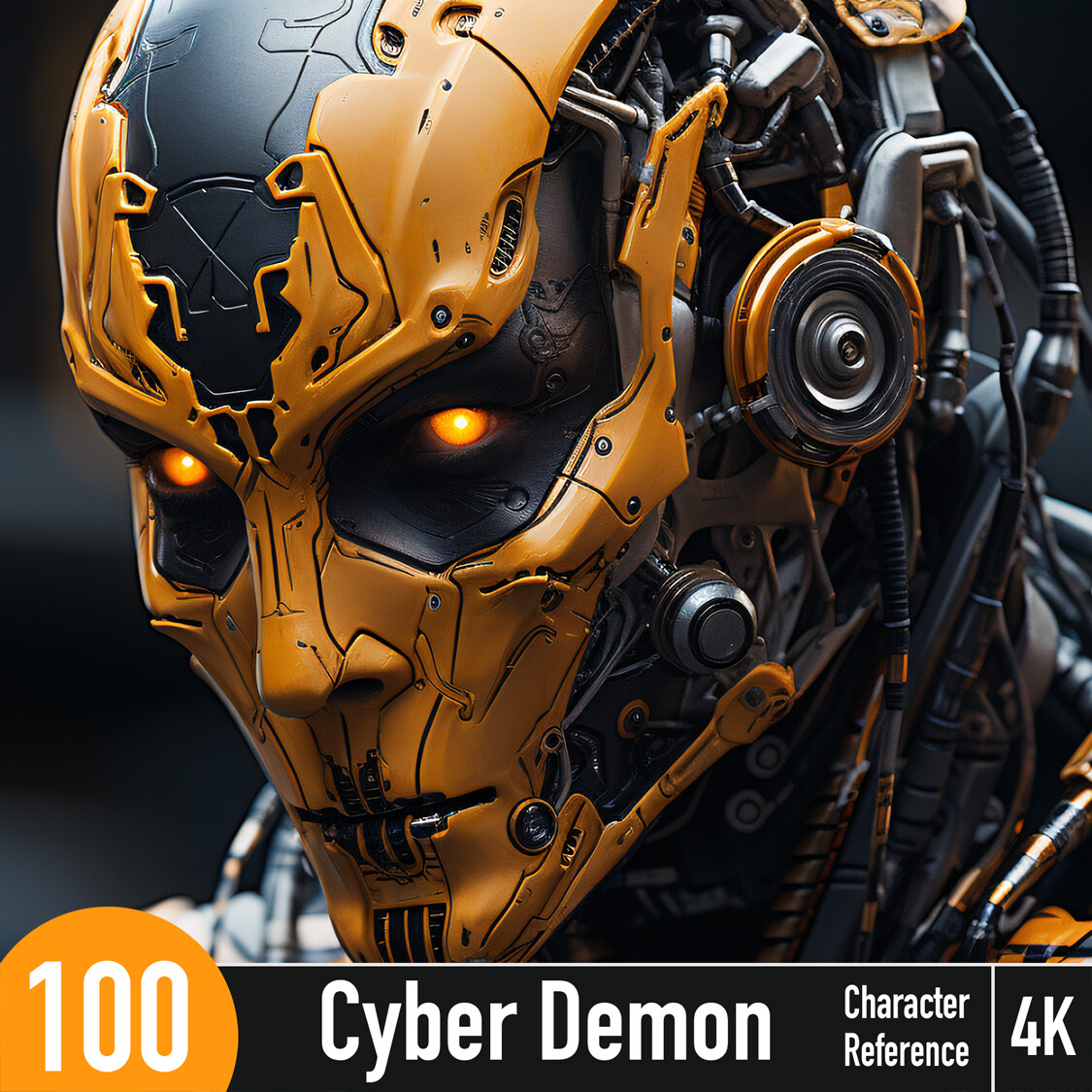 ArtStation - 100 Cyber Demon Character Concept (4k)