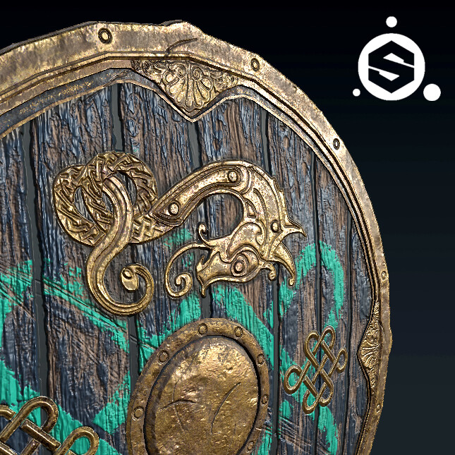 ArtStation - Shield Armor for games PBR