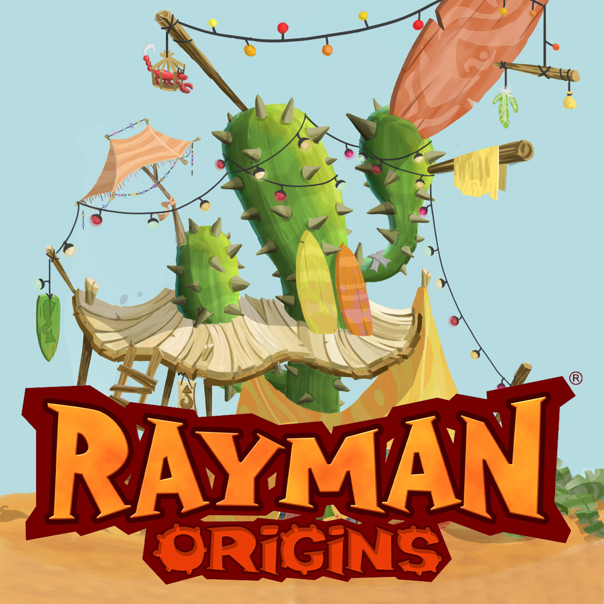 ArtStation - The Surf Shop - Rayman Origins