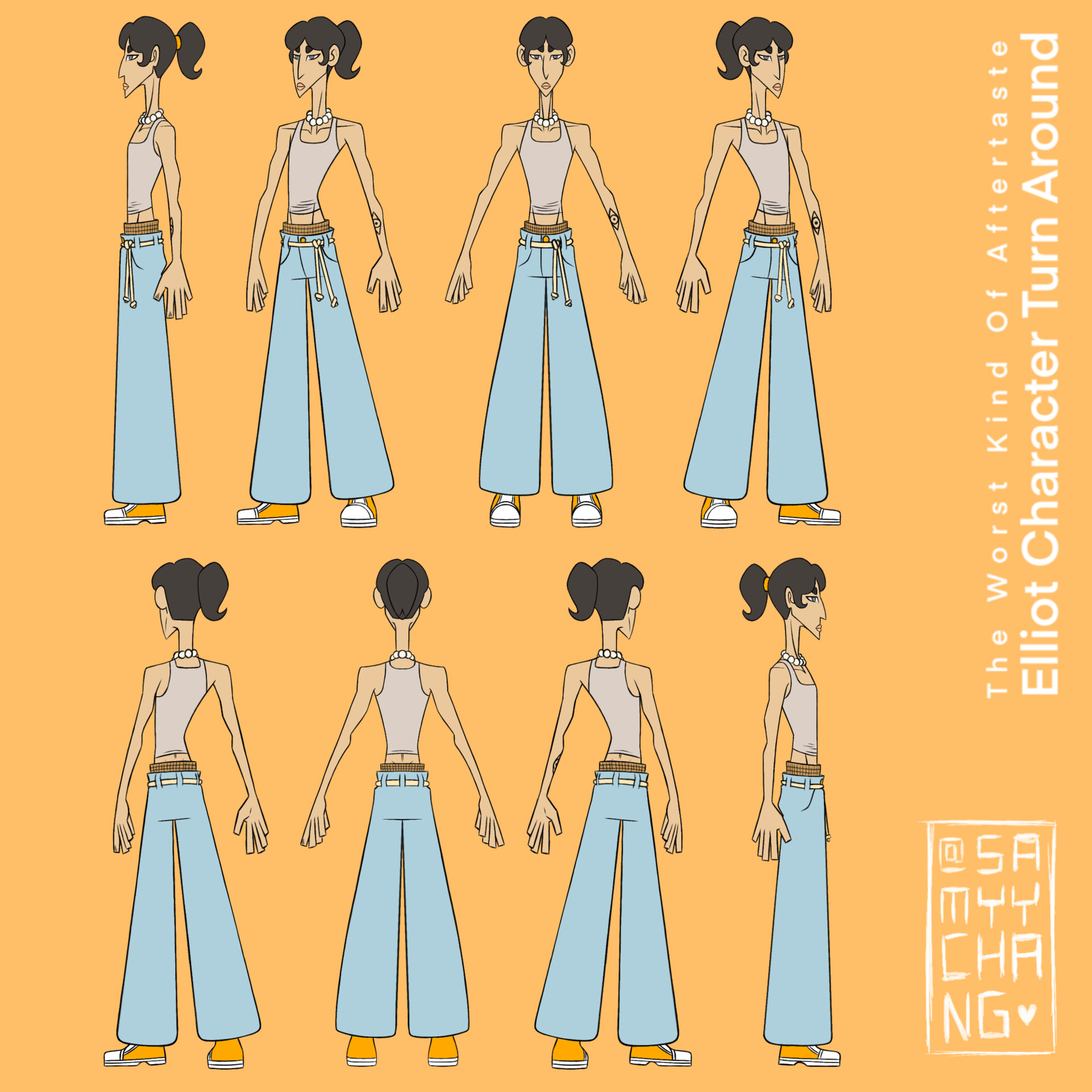 ArtStation - Elliot Character Turn Around