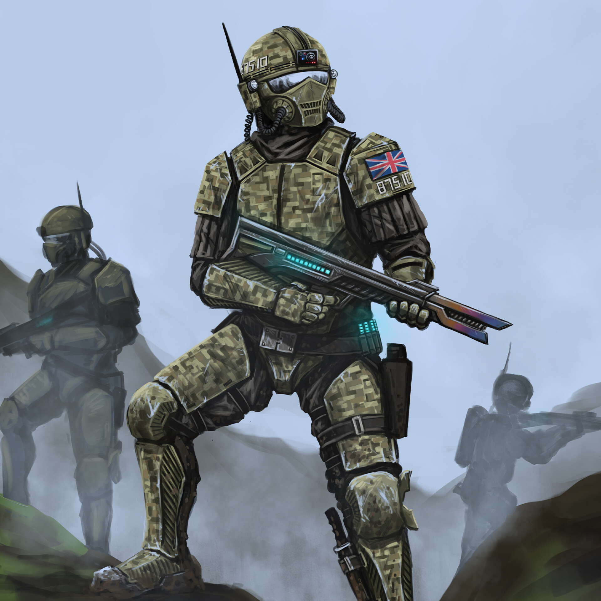 ArtStation - Futuristic Soldier