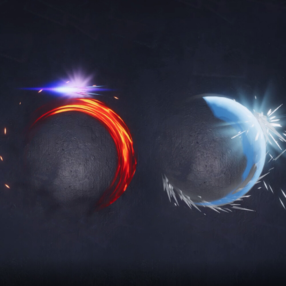 ArtStation - Slash [Sprite Sheet / Shader Graph]