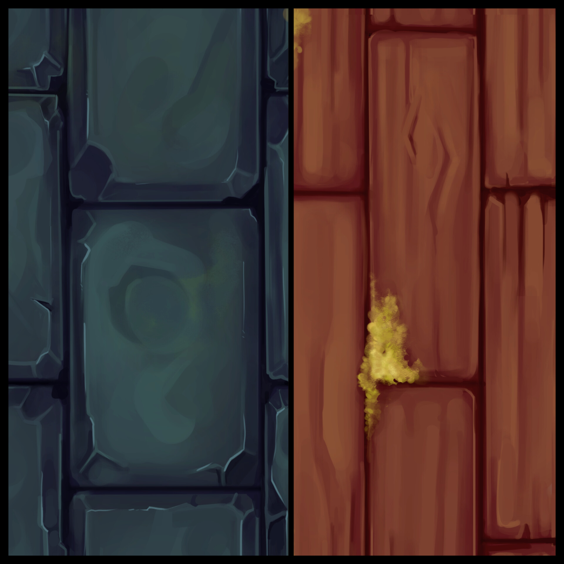 ArtStation - Handpainted Texture Practice