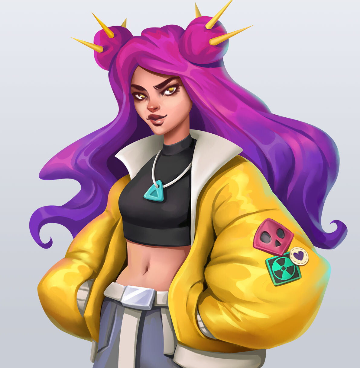 ArtStation - Cyber girl