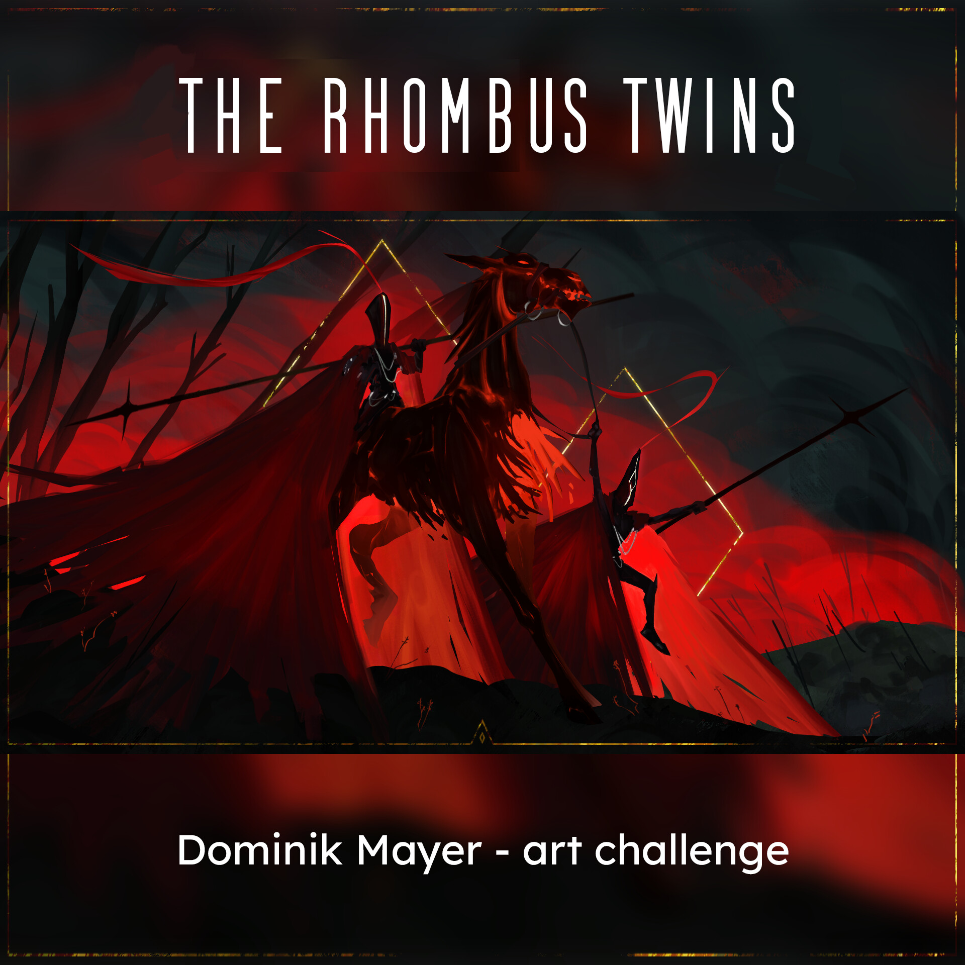 ArtStation - The Rhombus Twins - Dominik Mayer challenge