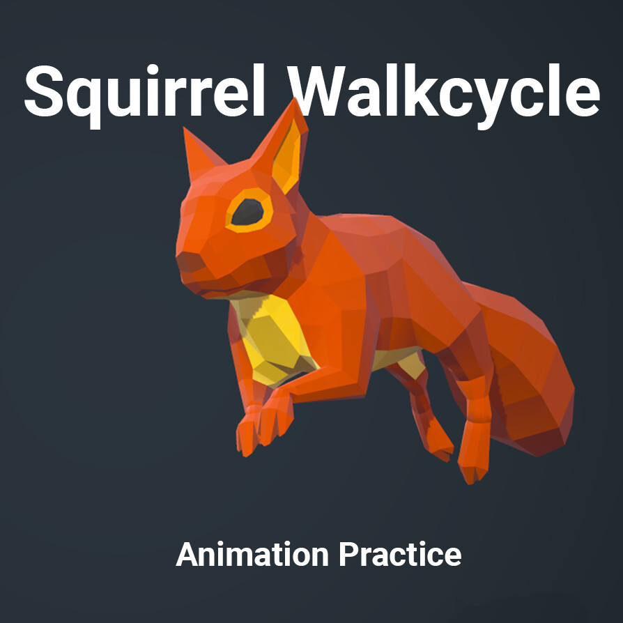 ArtStation - Squirrel Practice (Alive! Blender Course)