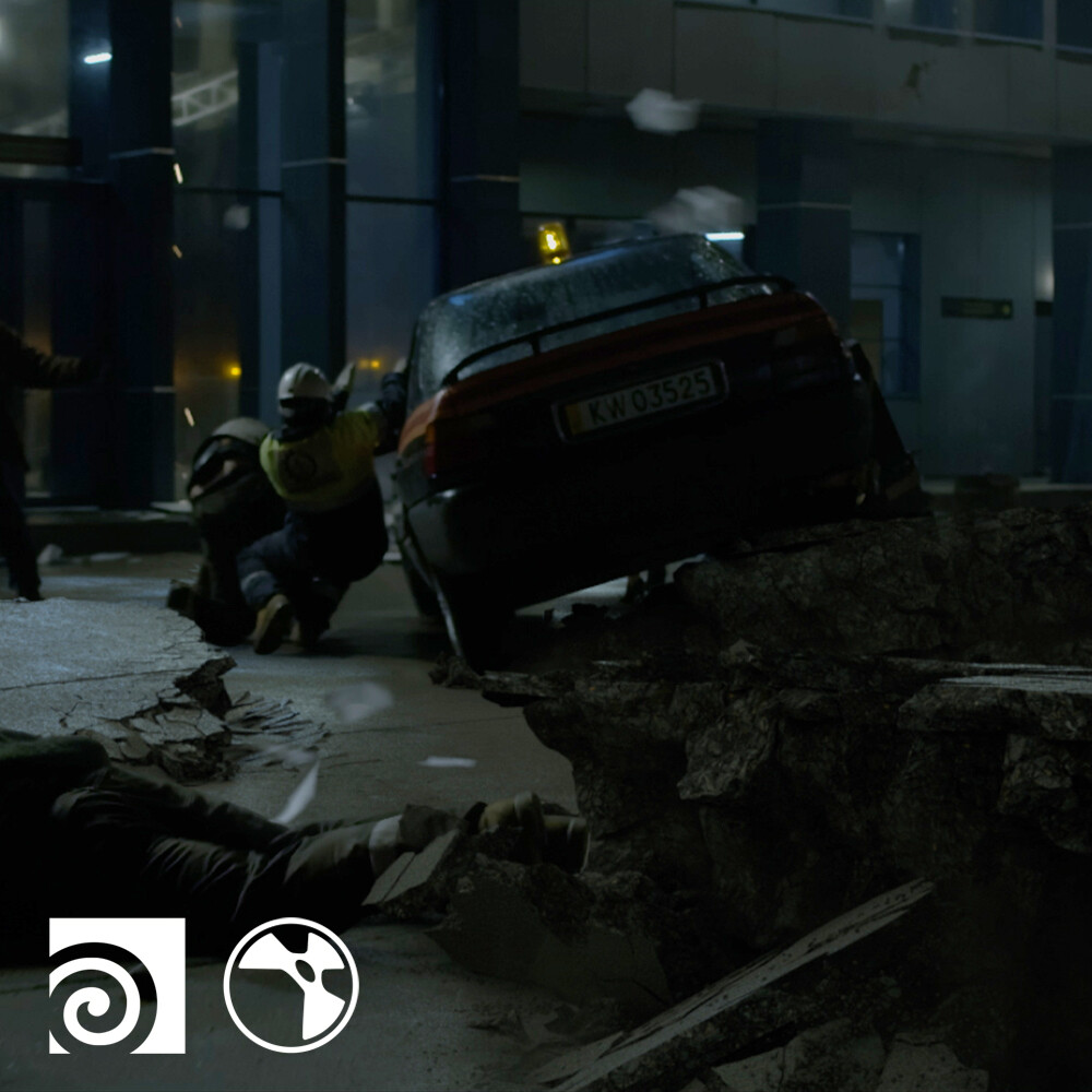 ArtStation - RBD Destruction set extension [Houdini | Nuke]