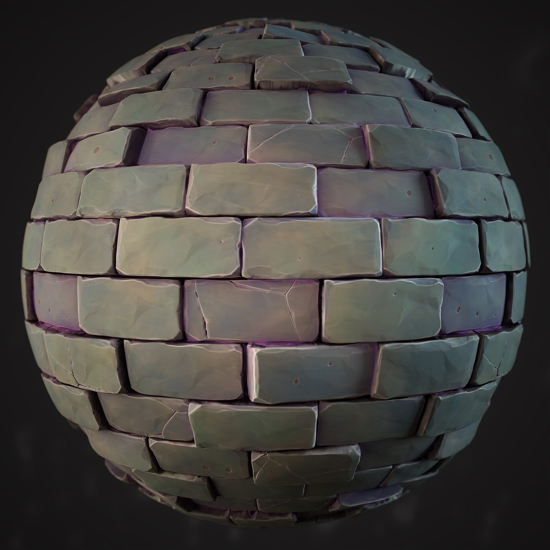 ArtStation - Stylized bricks