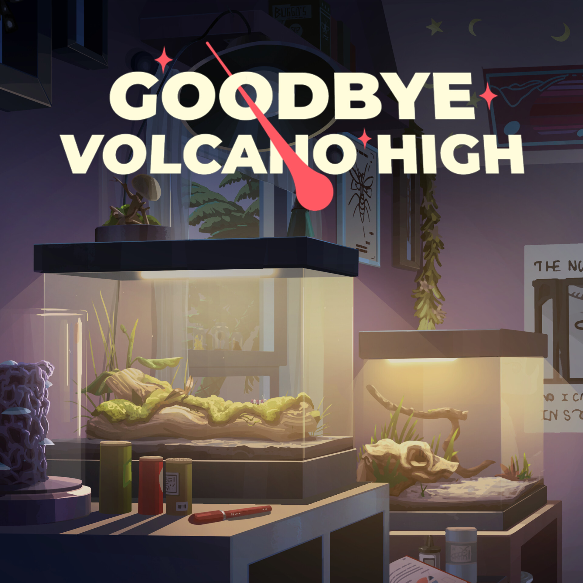 ArtStation - Trish's Bedroom - Mango's Terrarium | Goodby Volcano High