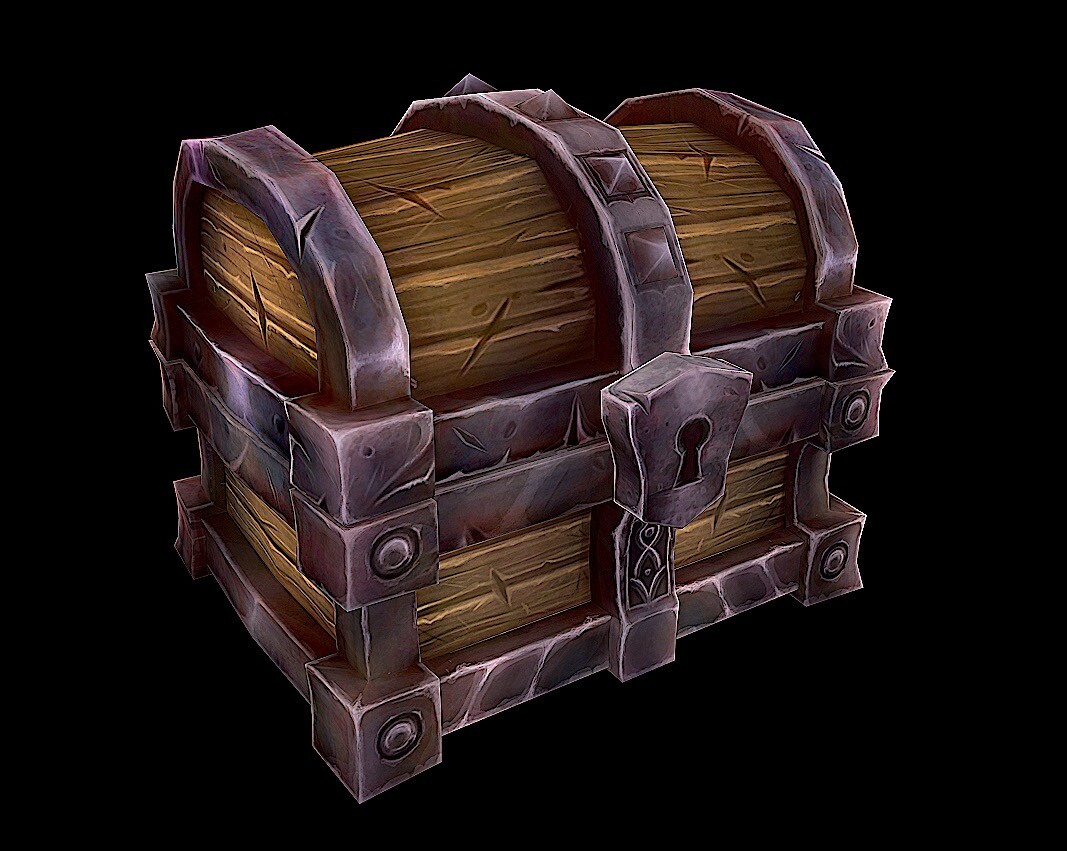 ArtStation - Handpainted Stylized Chest