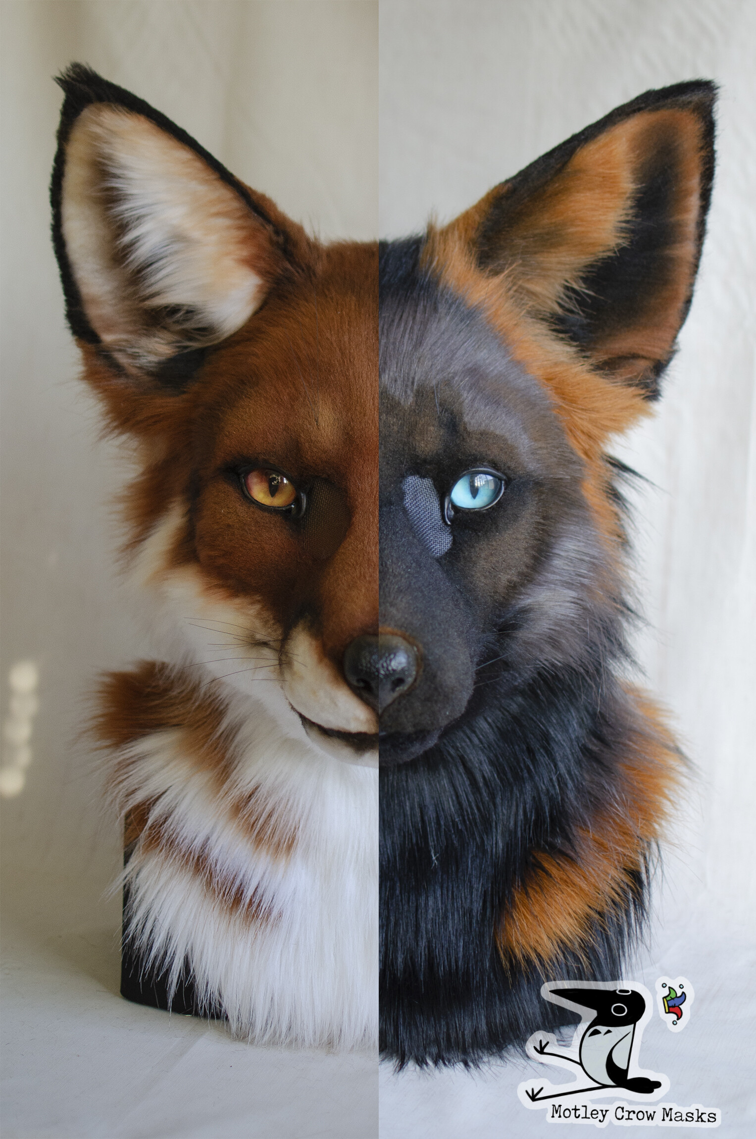 ArtStation - Masks - Red Fox and Cross Fox