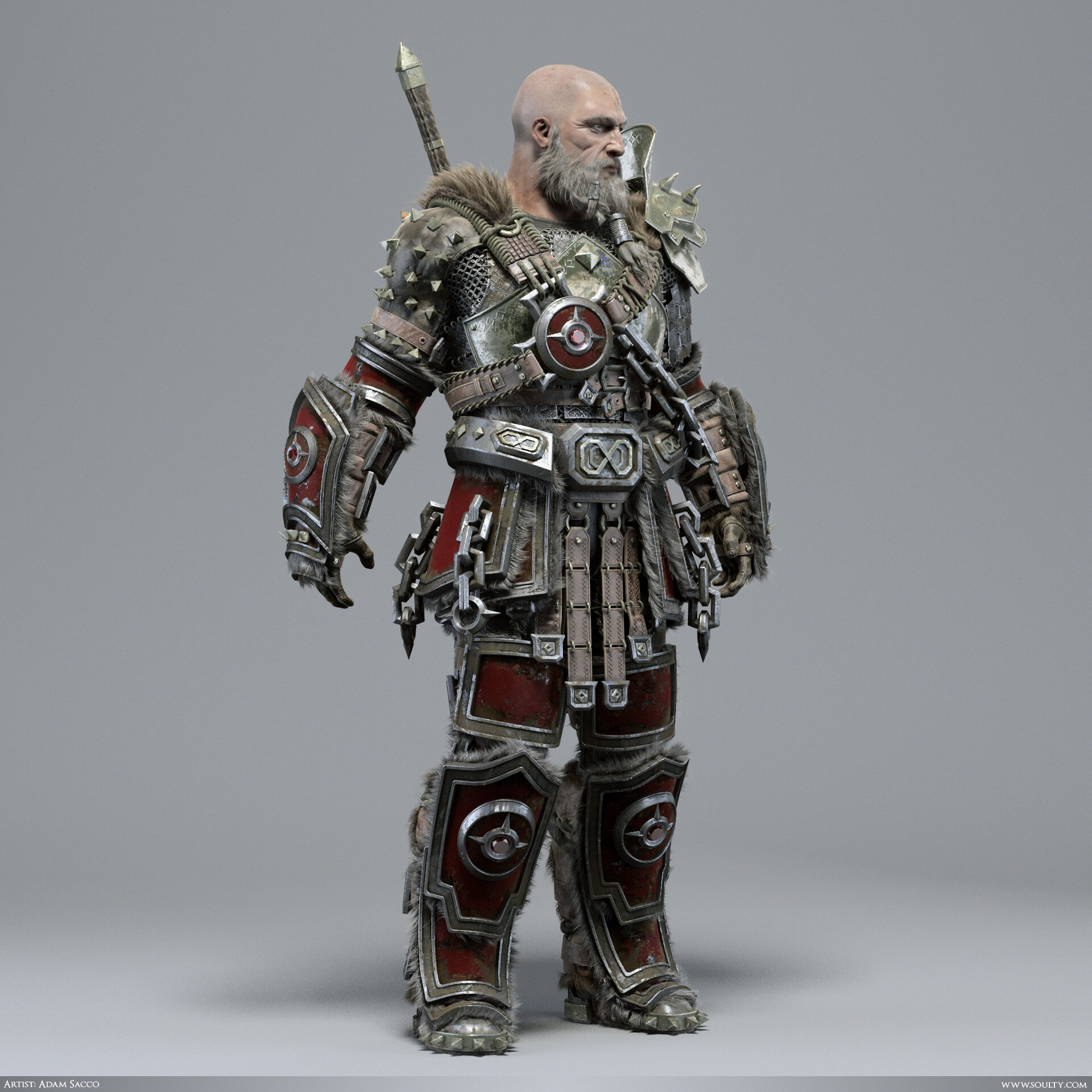 ArtStation - Archaic Warrior