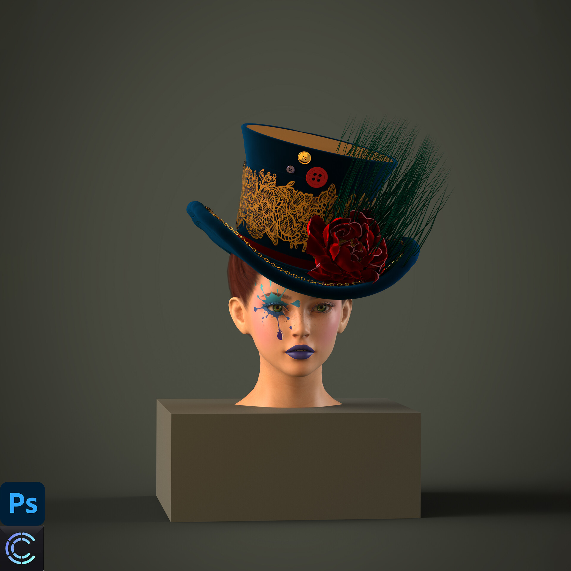 ArtStation - Fantasy hat