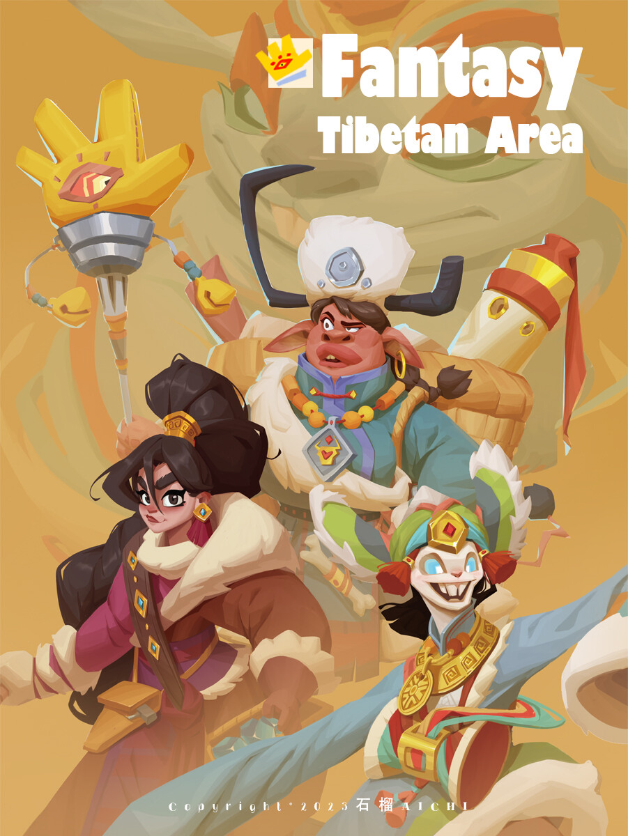 ArtStation - Fantasy Tibetan Area
