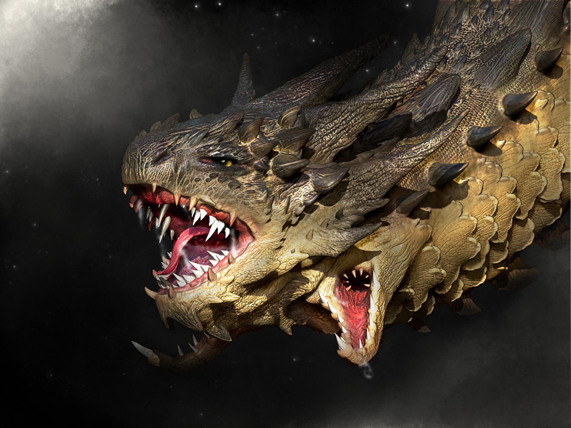 ArtStation - Dragon slug.