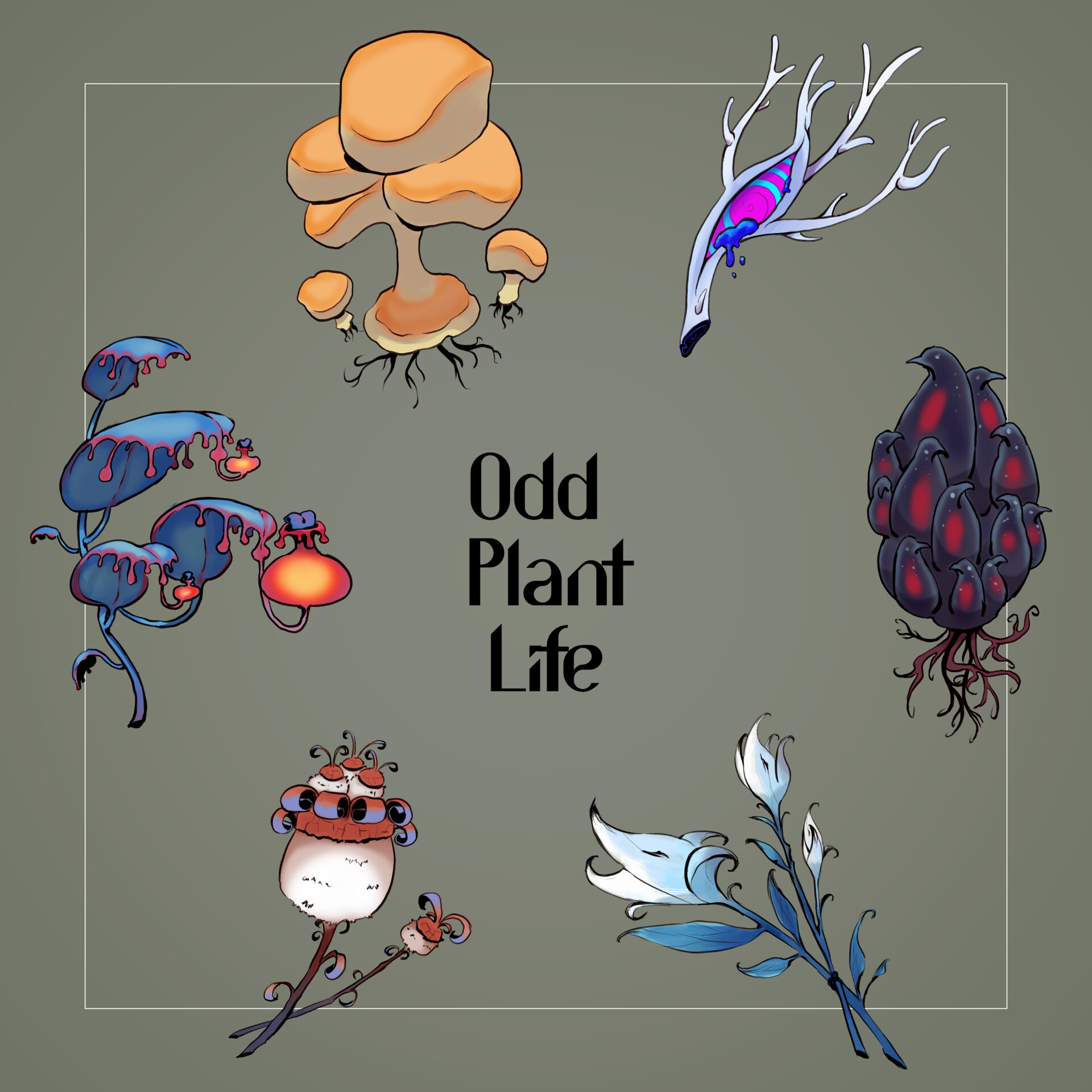 ArtStation - Odd Plants Designs