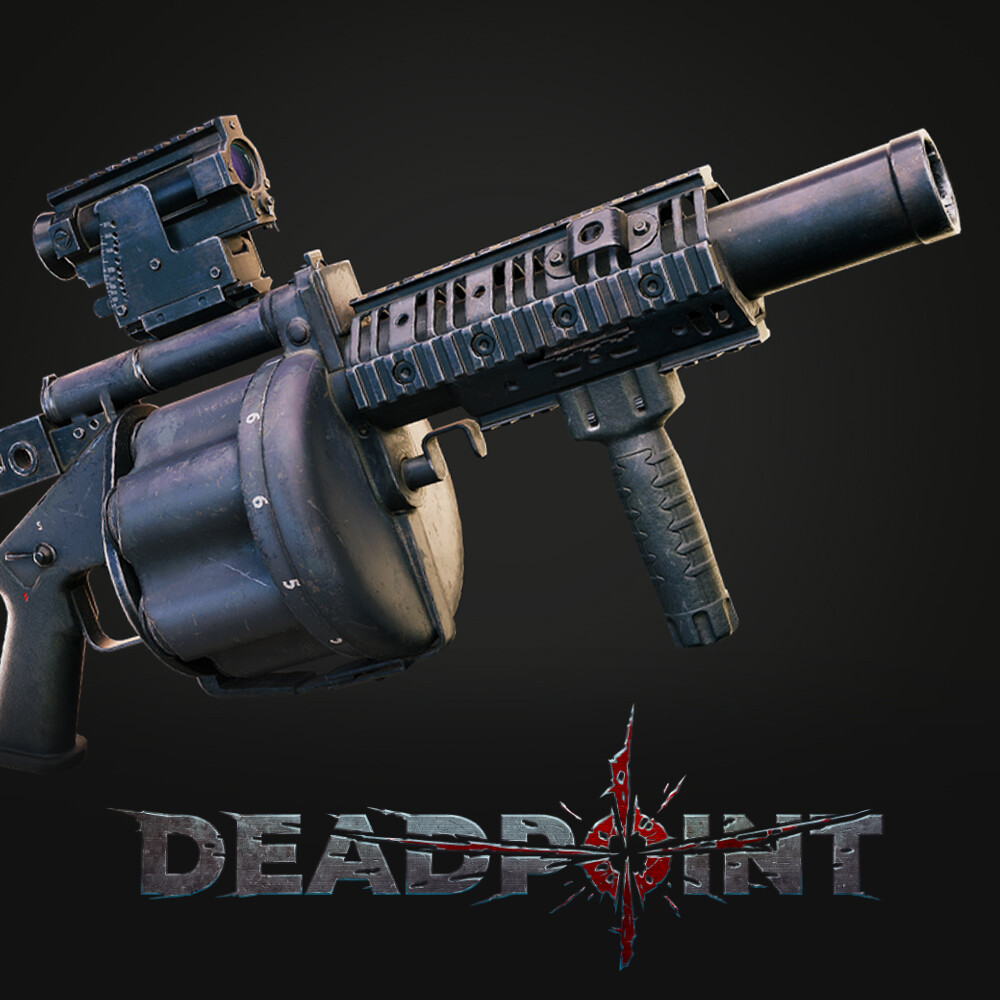 ArtStation - Deadpoint | «Troublemaker» Grenade launcher