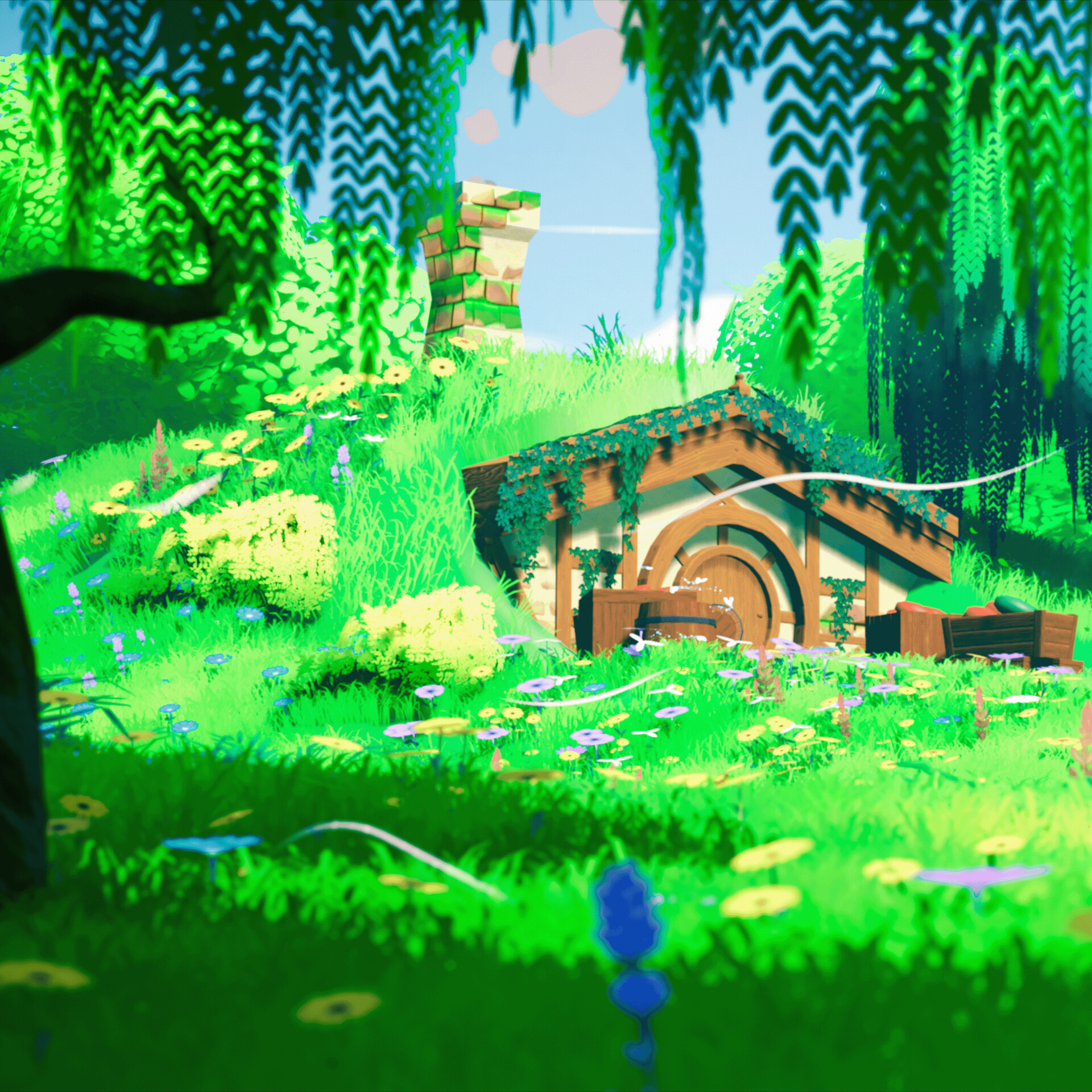 ArtStation - "Holwuhrum" Stylized Modular Environment