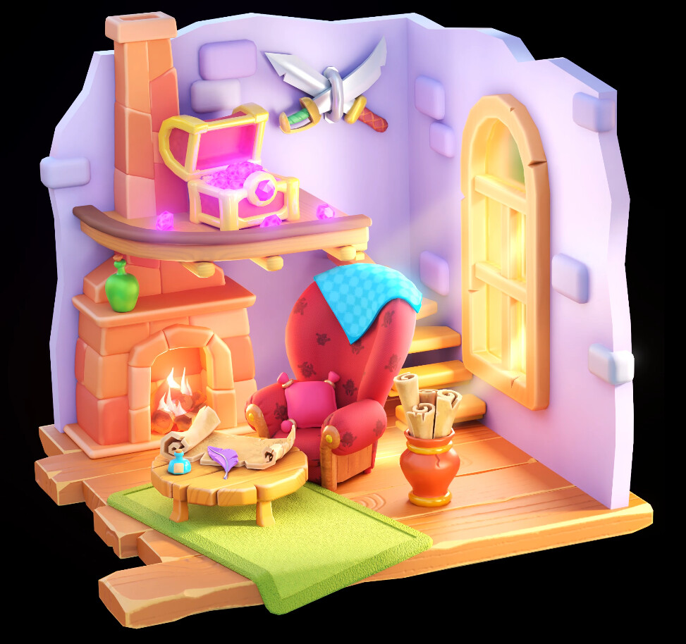 ArtStation - The Loot Room