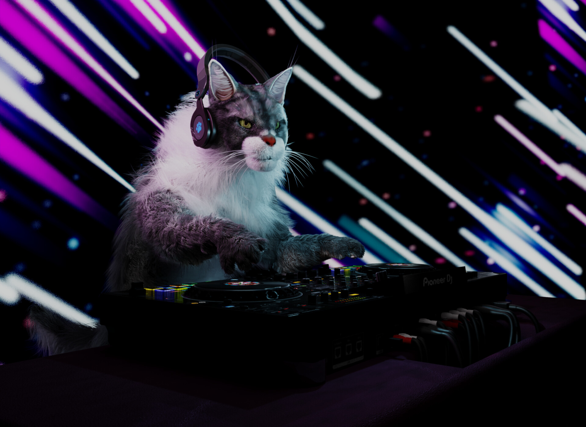 ArtStation - Cat DJ