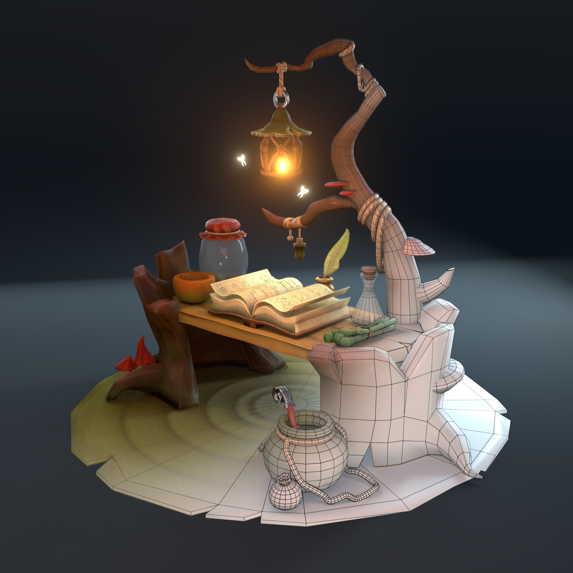 ArtStation - Stylized Magic Book 2.0