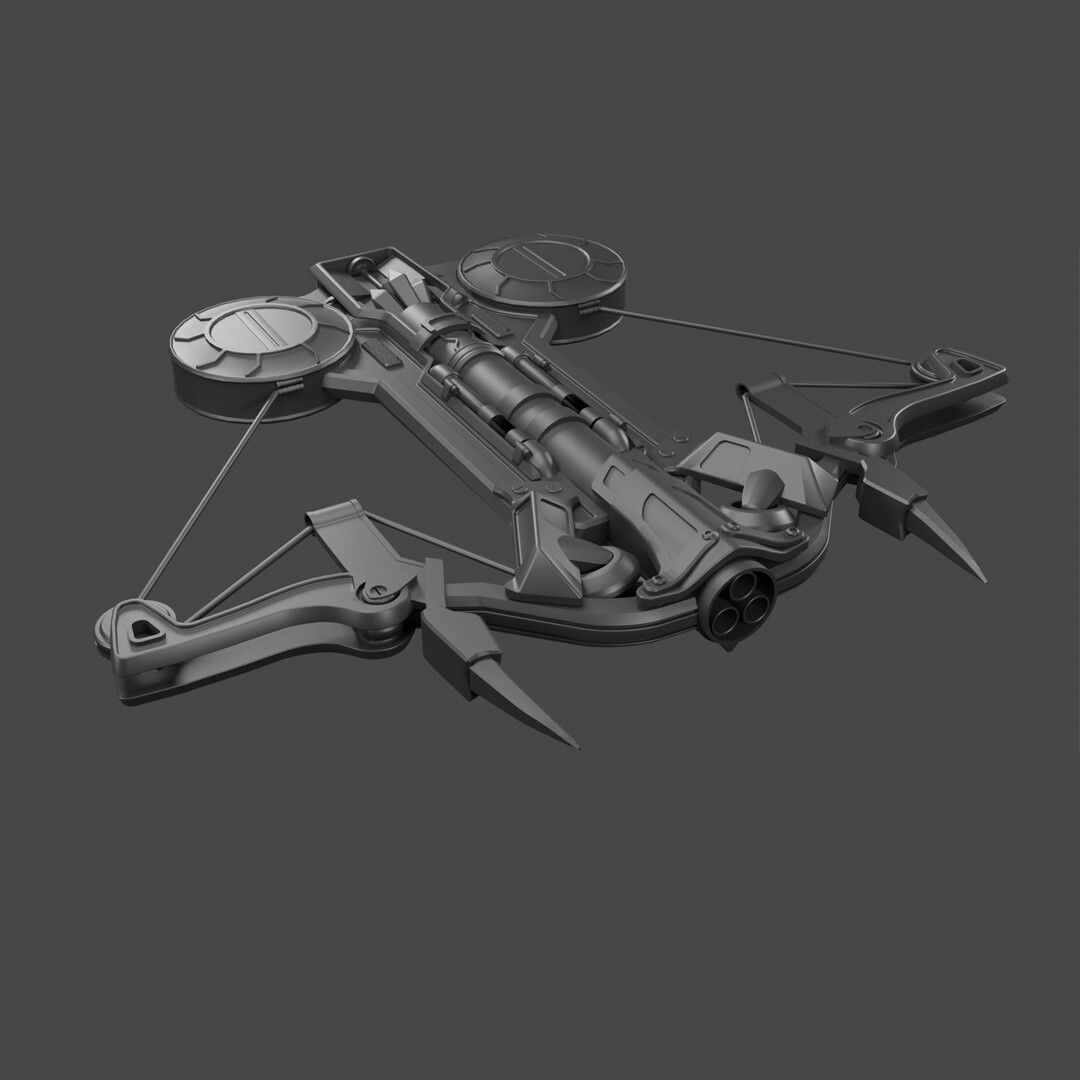 ArtStation - Crossbow: Modelling