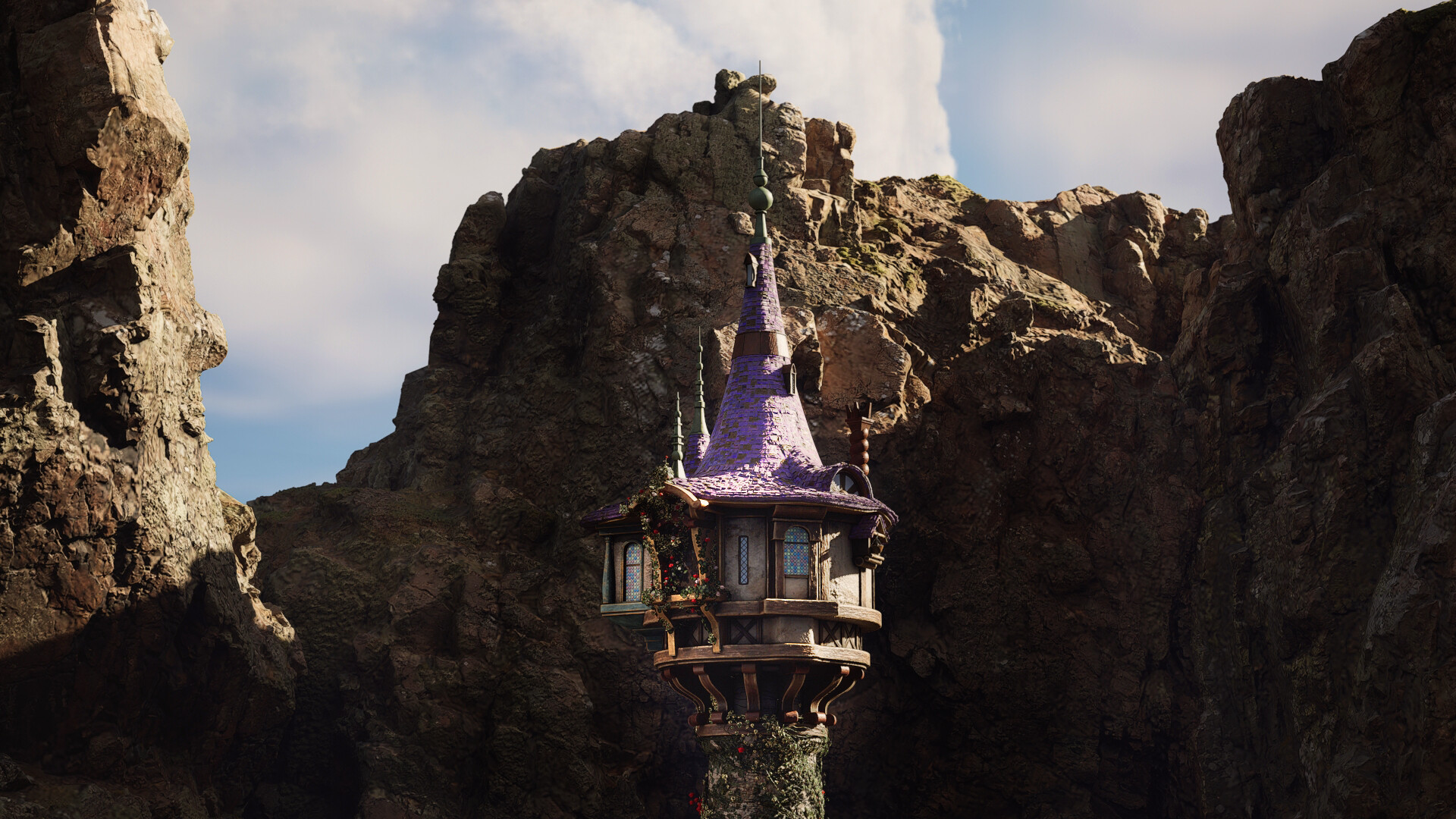 ArtStation - Tangled Inspired Rapunzel Tower