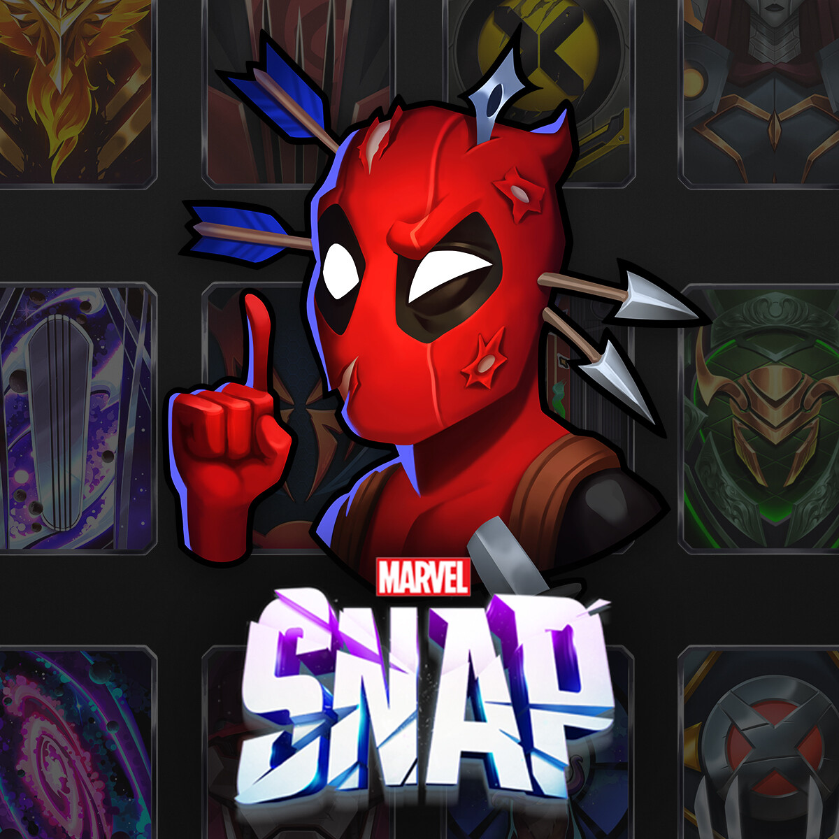 ArtStation - Marvel Snap: Emotes and Card Backs