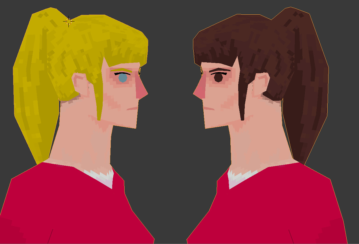 ArtStation - Low Poly model PS1 like