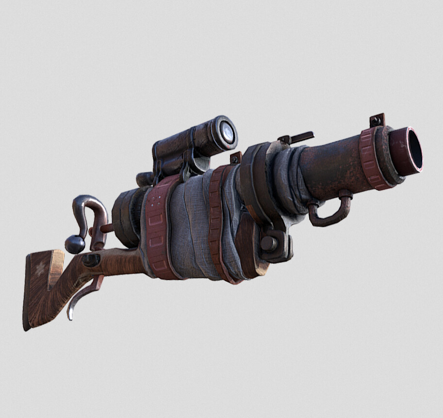 ArtStation - Scrap/Pipe Gun