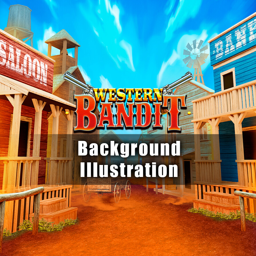 ArtStation - Western Bandit - Background Illustration
