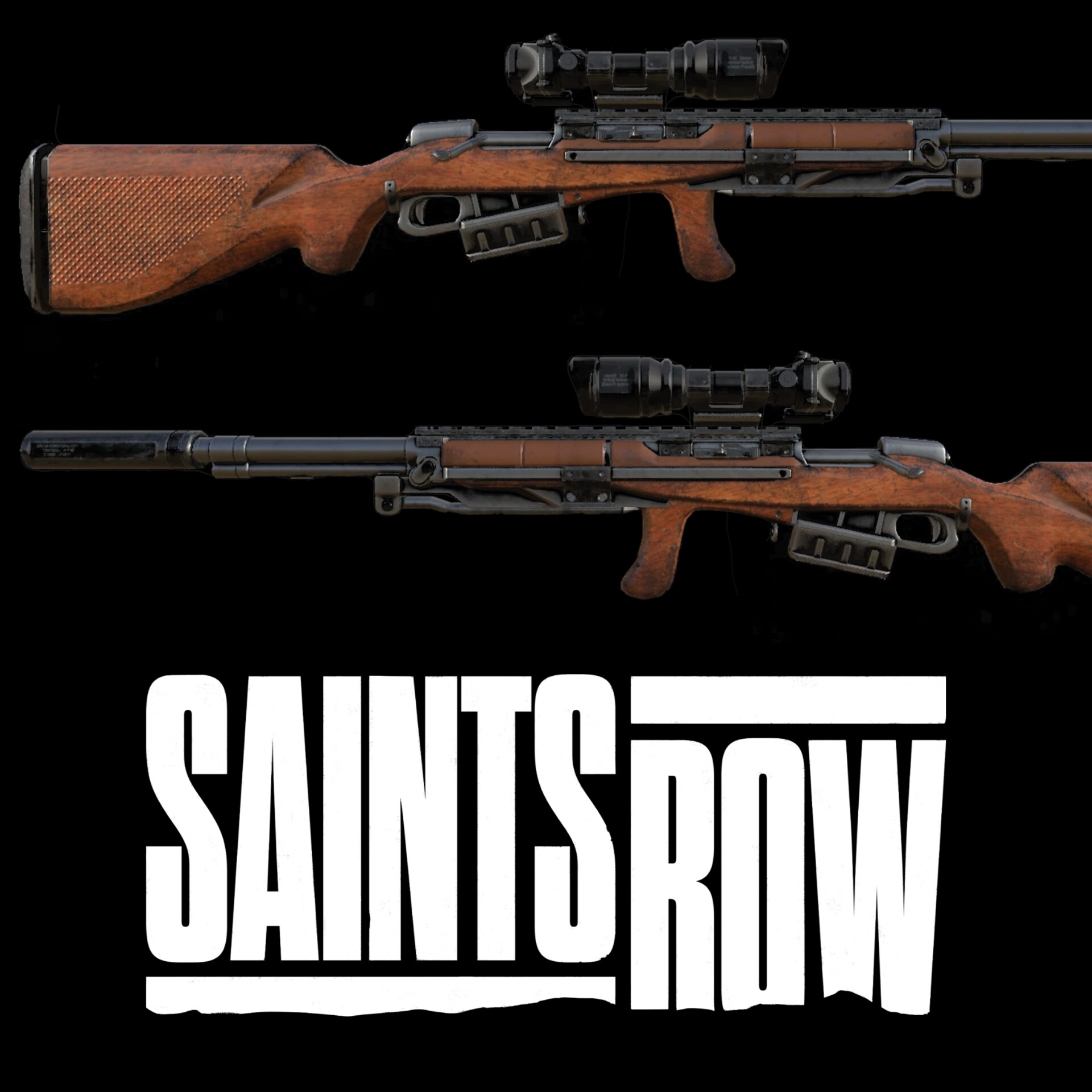 ArtStation - Saints Row DLC - Marksman Rifle