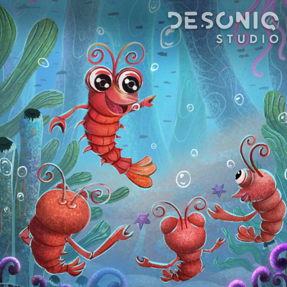ArtStation - shrimp Friends