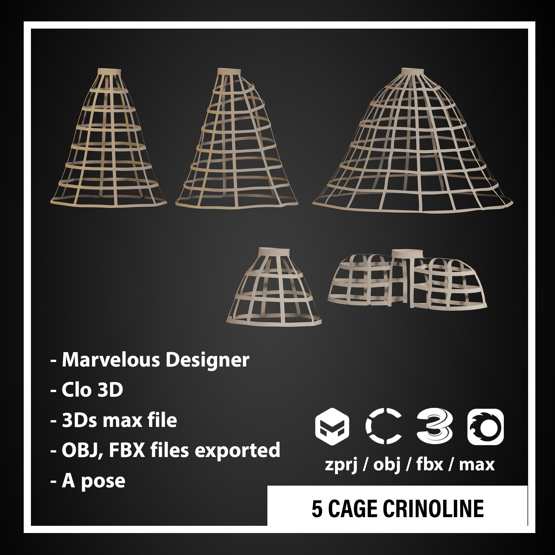 ArtStation - CAGE CRINOLINE