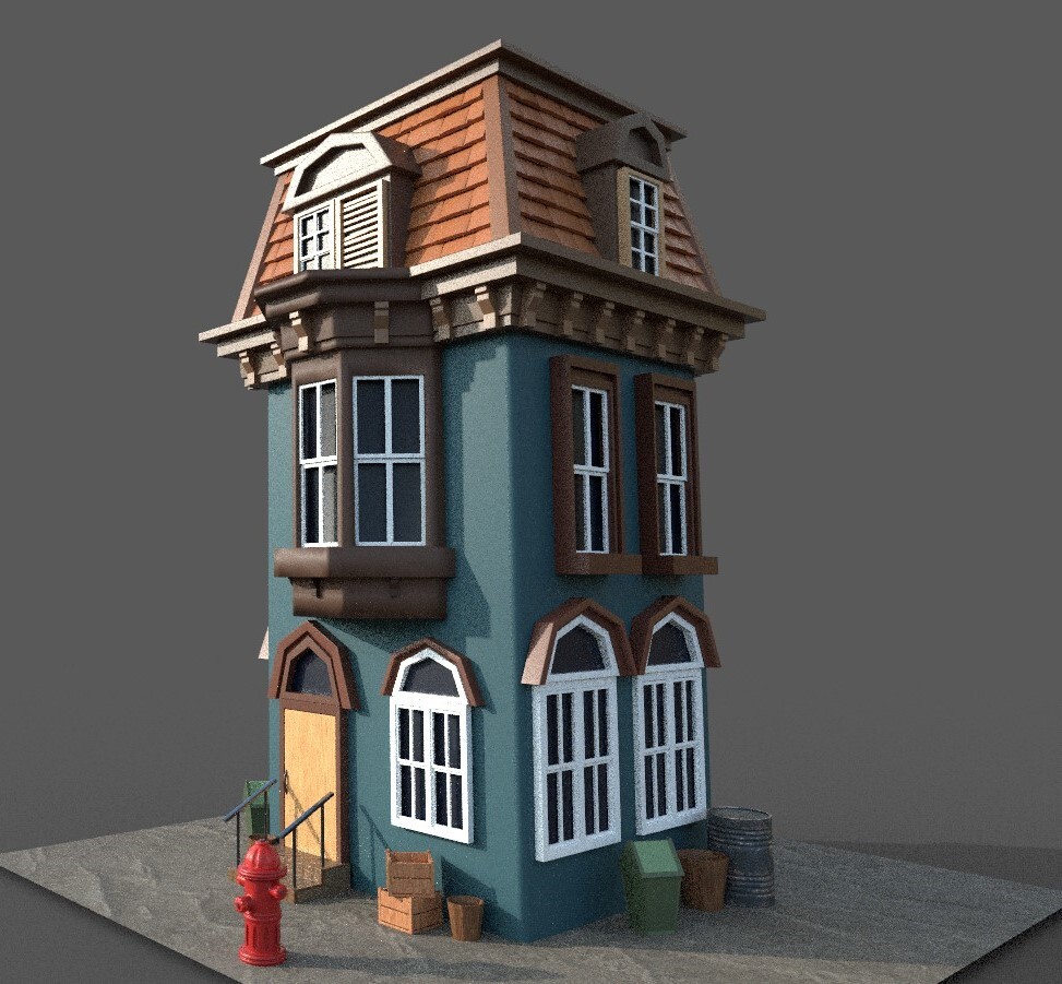 ArtStation - 3D House Model