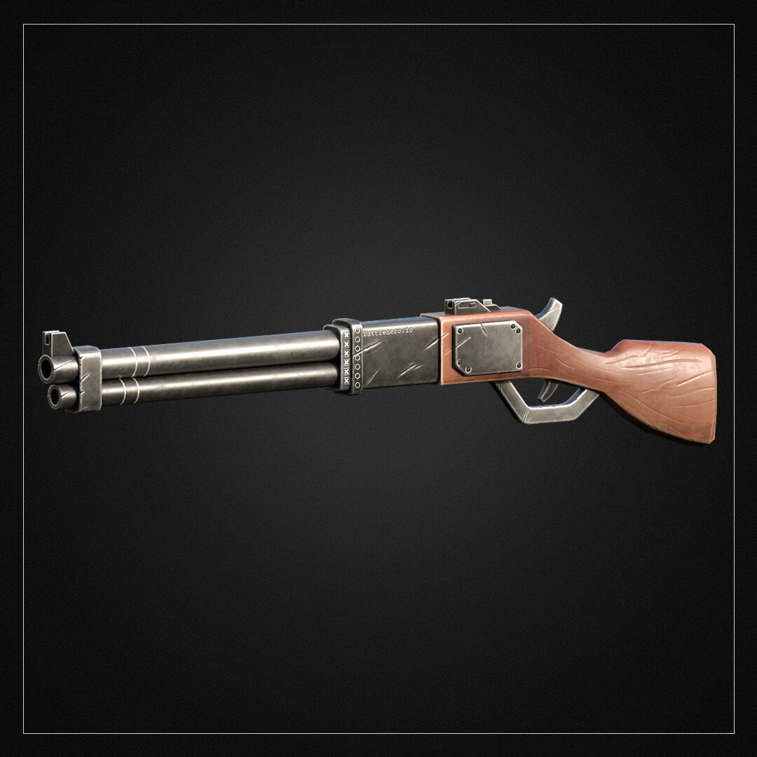 ArtStation - Stylized hunting rifle (4 of 22 weapons)