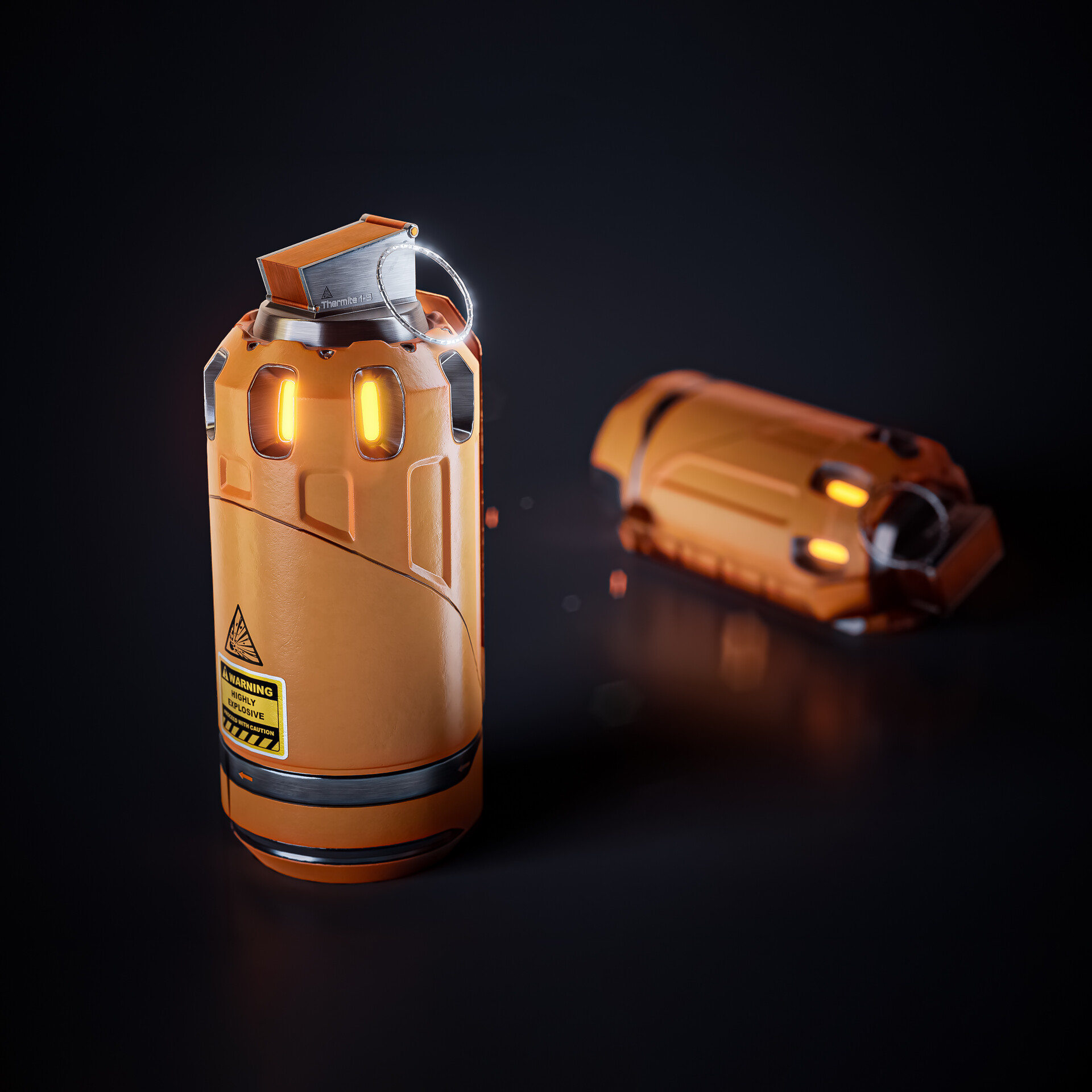 ArtStation - Thermite Grenade
