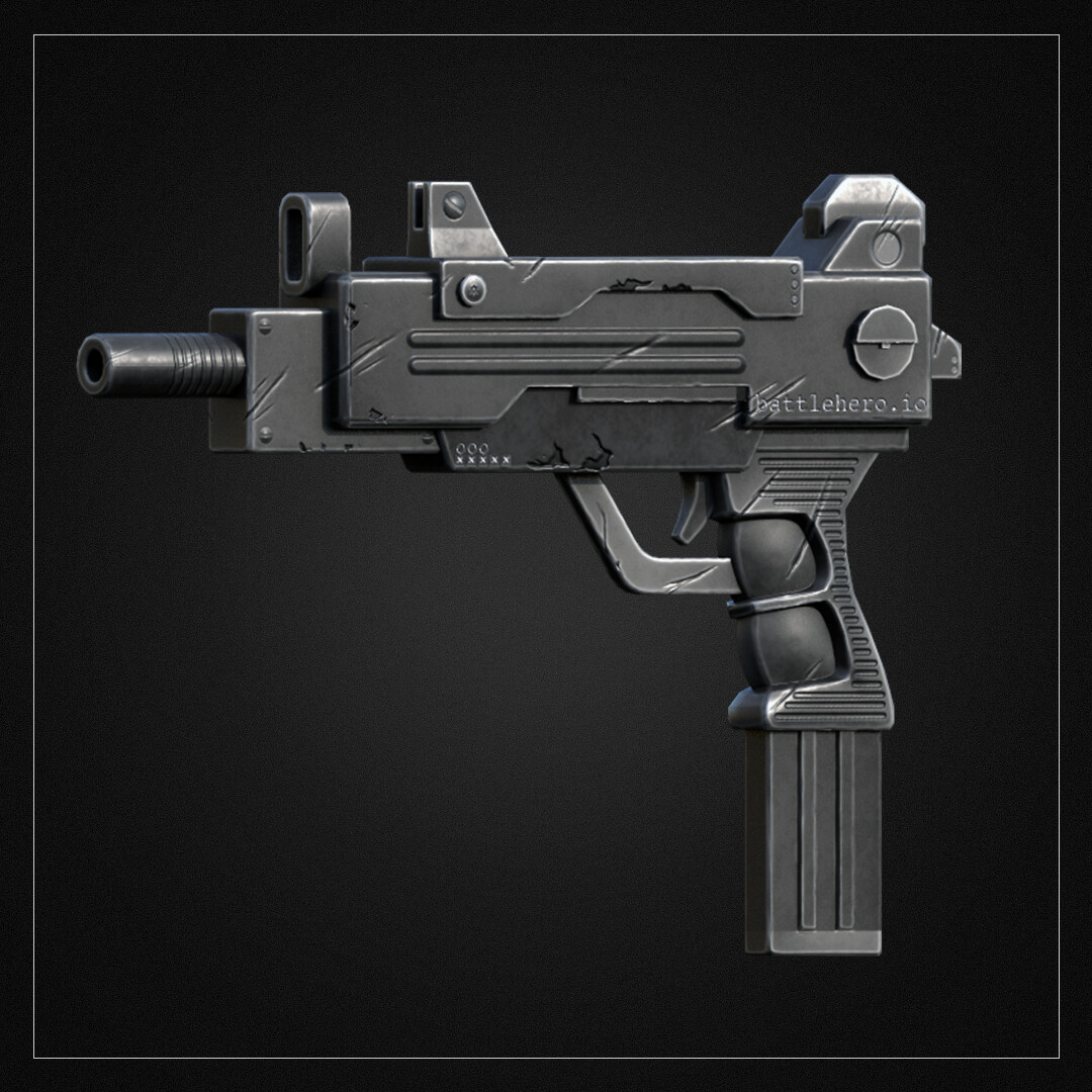 ArtStation - Stylized HMG (5 of 22 weapons)