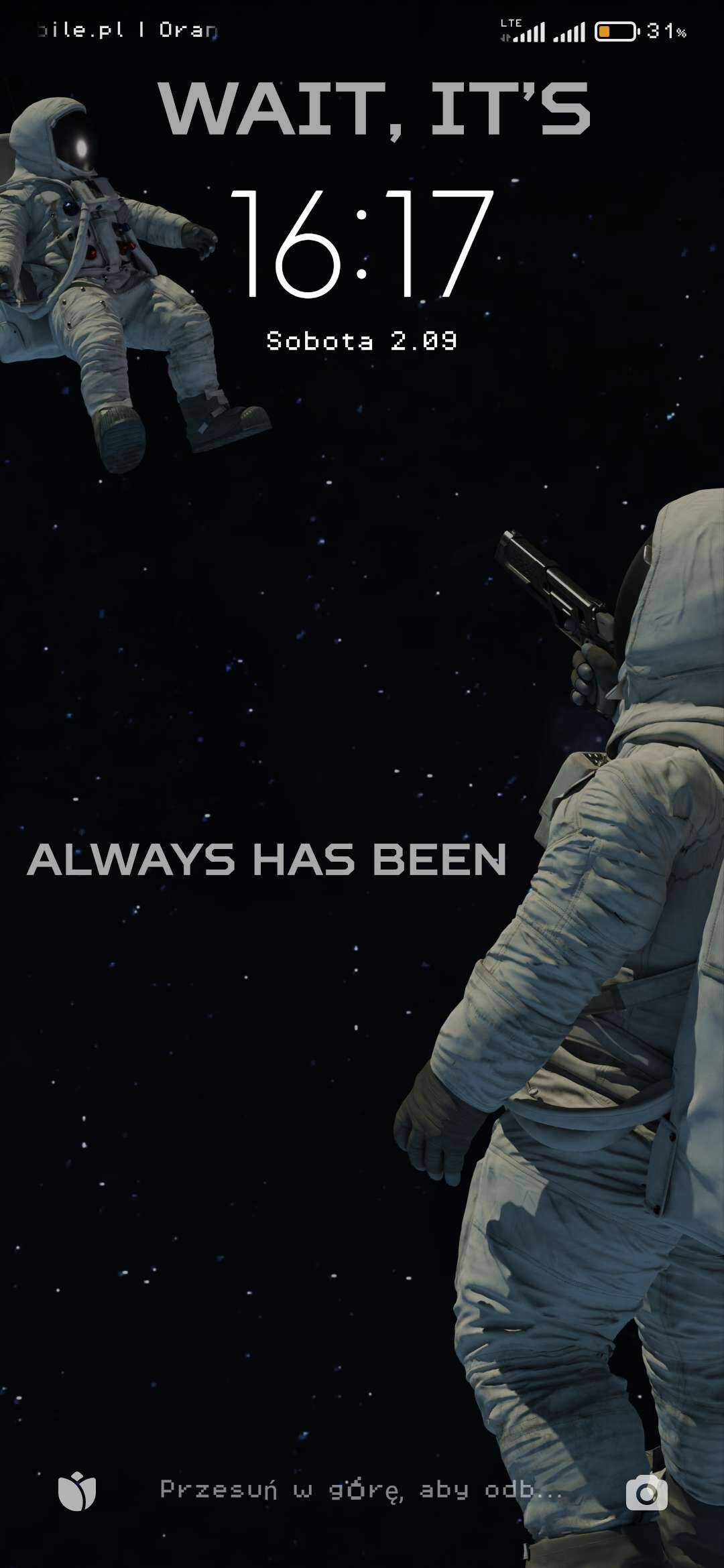 ArtStation - Space screen lock for phone