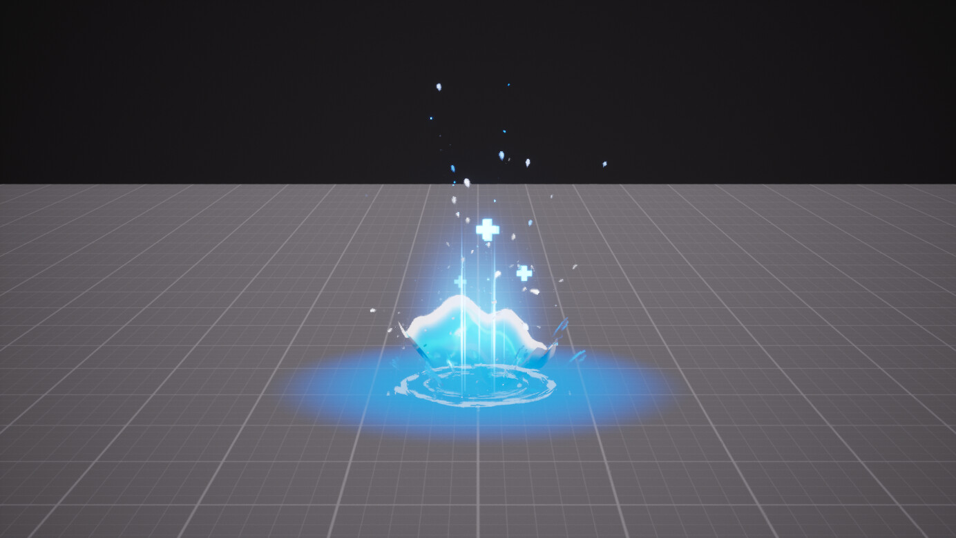 ArtStation - Water Healing Spell VFX