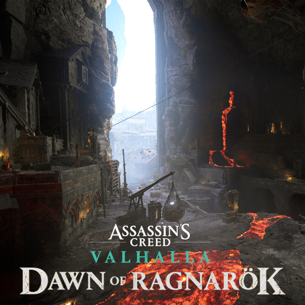 ArtStation - AC Valhalla: Dawn of Ragnarok pt. 3 - the Old City of Uldar