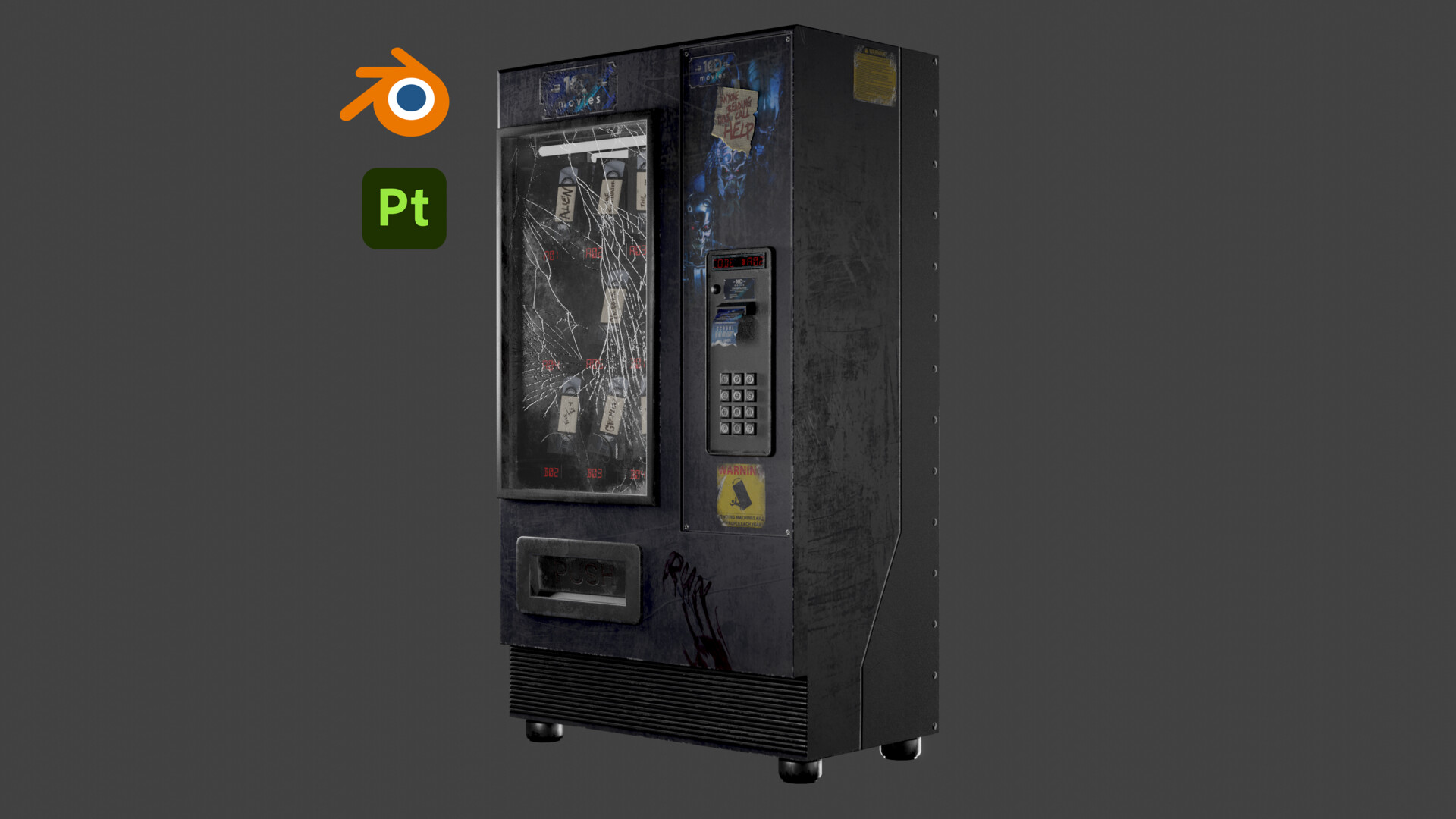 ArtStation - Sci-Fi Movies Vending Machine