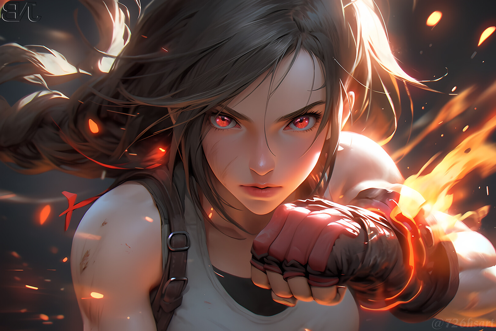 ArtStation - (Fan art) Tifa - Final Fantasy VII