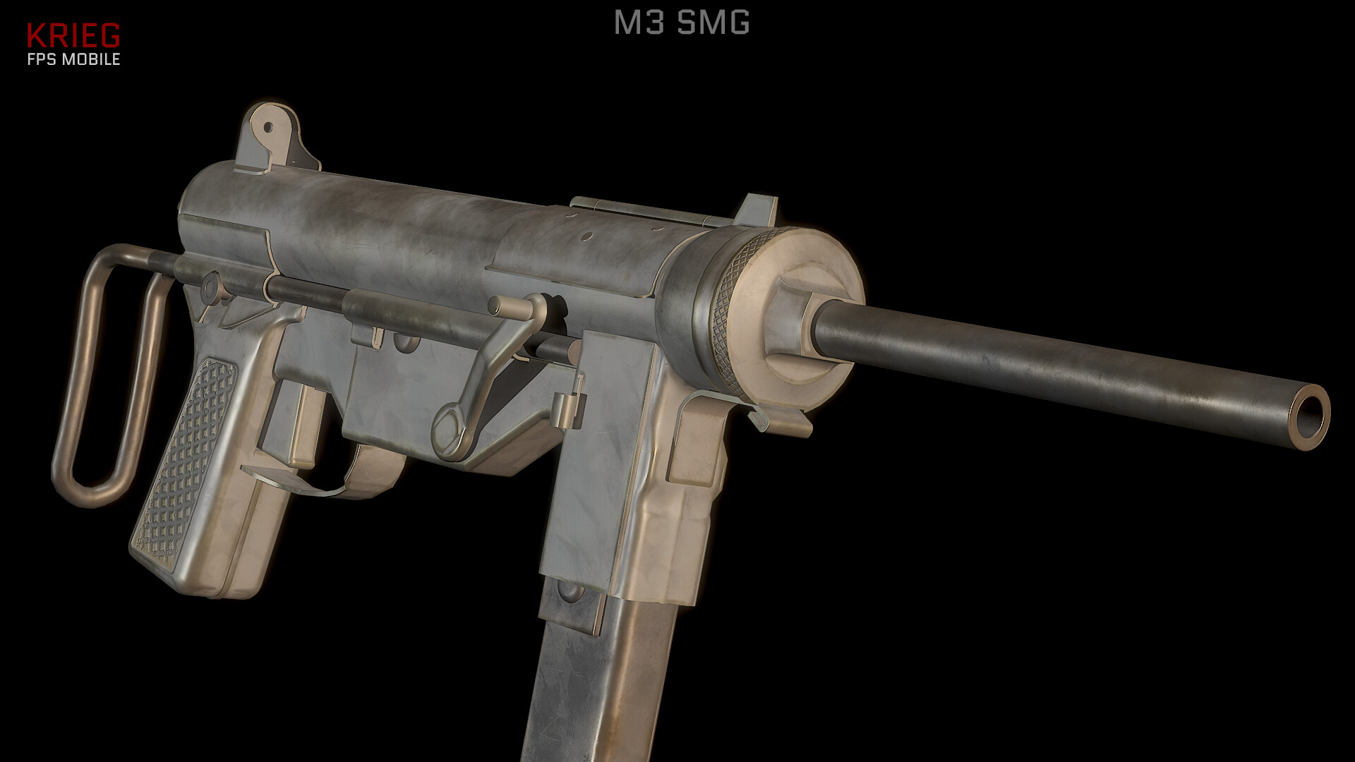 ArtStation - M3 SMG. Game Ready