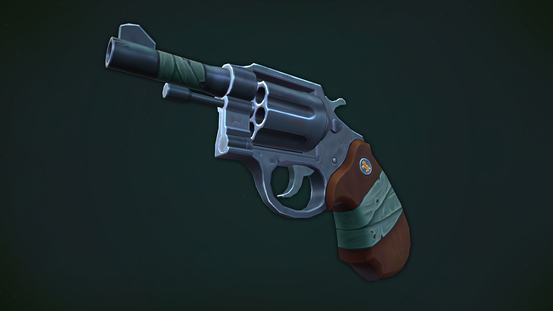 ArtStation - Handpainted Revolver