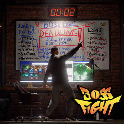 ArtStation - Boss Fight 3D Challenge | The Worst Enemy Of All