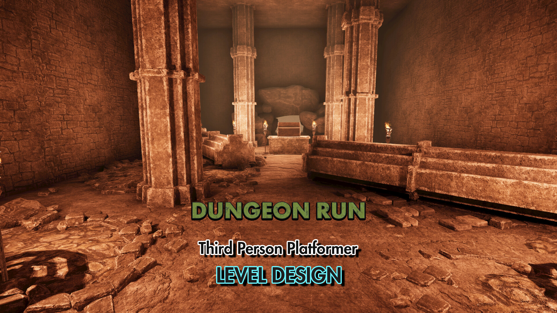 ArtStation - Dungeon Run - Level Design