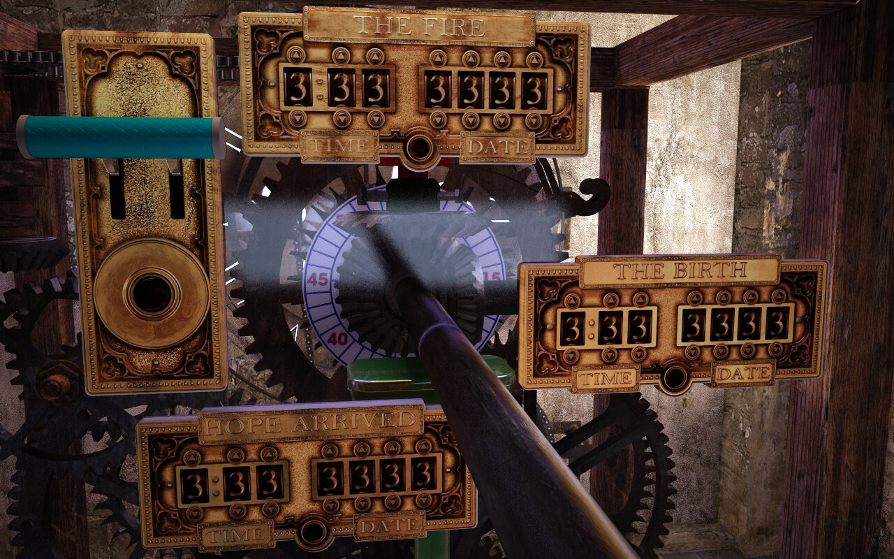 ArtStation - Gameplay level design Clock Puzzle